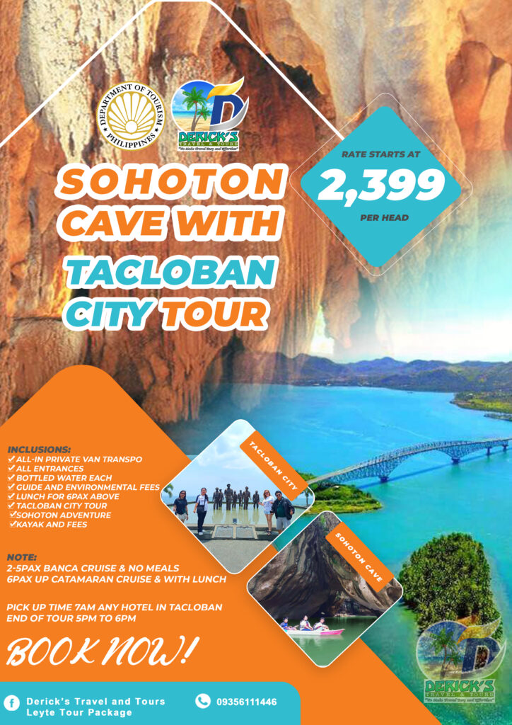Sohoton Cave with Tacloban City Tour - Dericks Travel and Tours